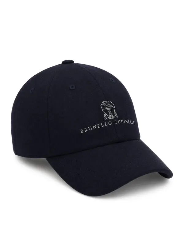 Brunello Cucinelli Wool Baseball Hat