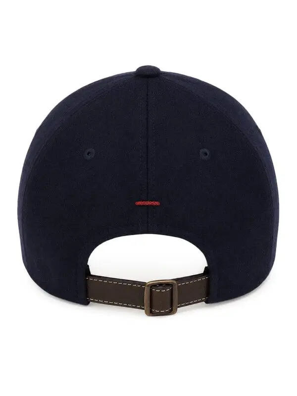 Brunello Cucinelli Wool Baseball Hat - Blue