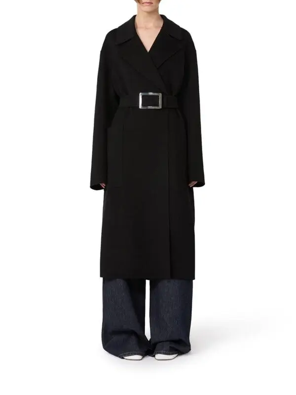 Sportmax Pure Wool Robe Coat