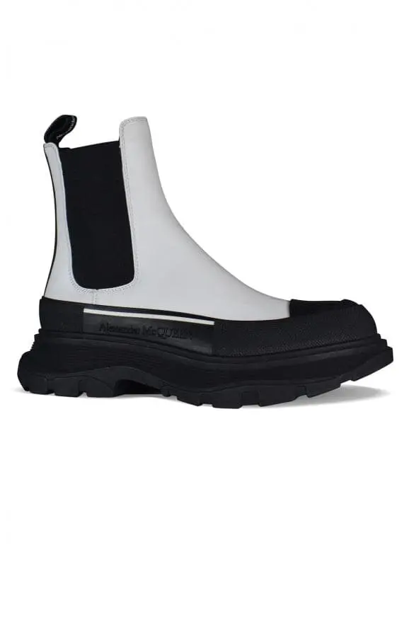 Alexander McQueen Tread Slick Boots - White