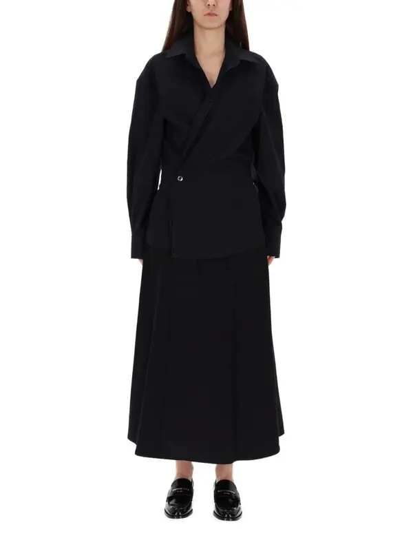 Alexander Wang Long Wrap Dress