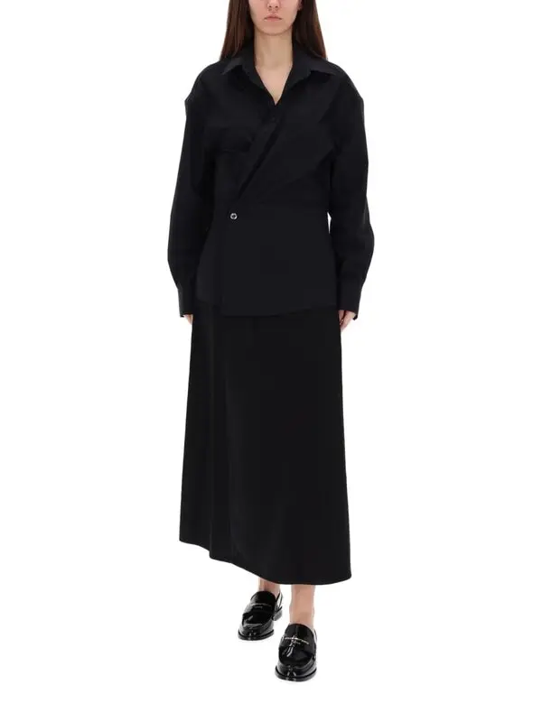 Alexander Wang Long Wrap Dress