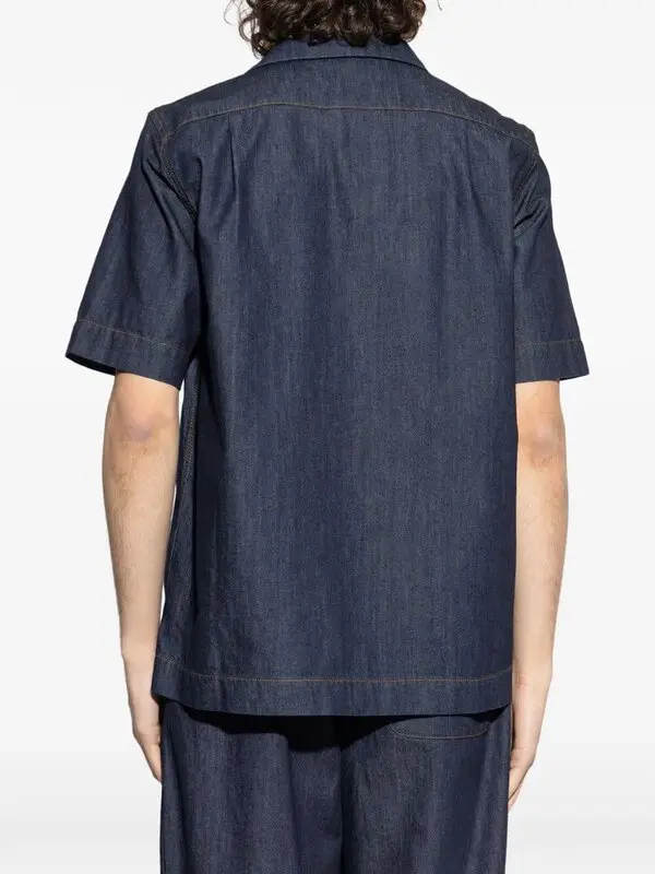Dries Van Noten Cartone Denim Shirt - Blue