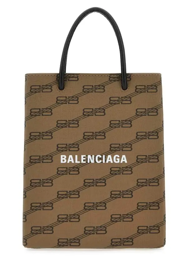 Balenciaga Printed Canvas Phone Case - Multicolor