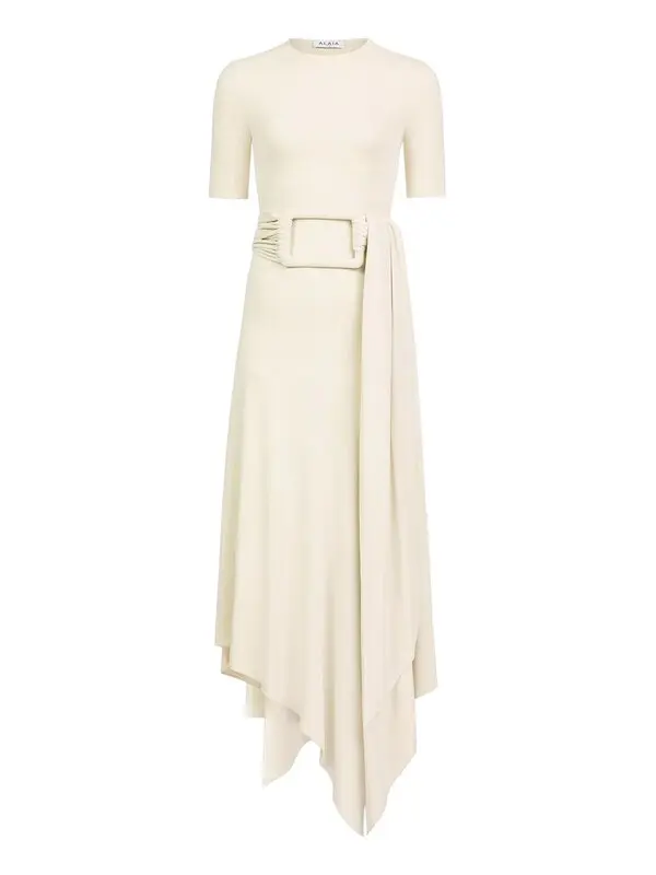 Alaïa Jersey Dress With Belt