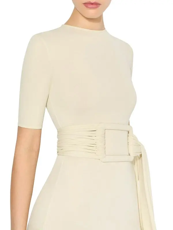 Alaïa Jersey Dress With Belt