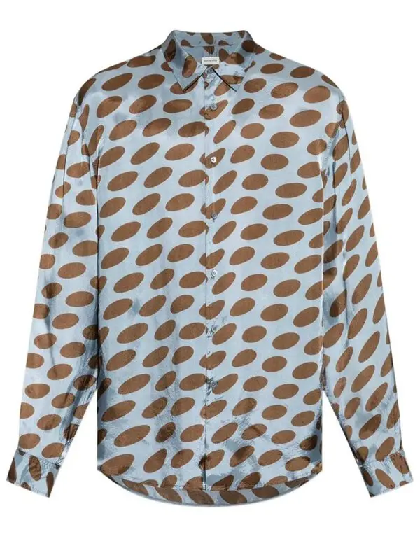 Dries Van Noten Caper Shirt - Gray