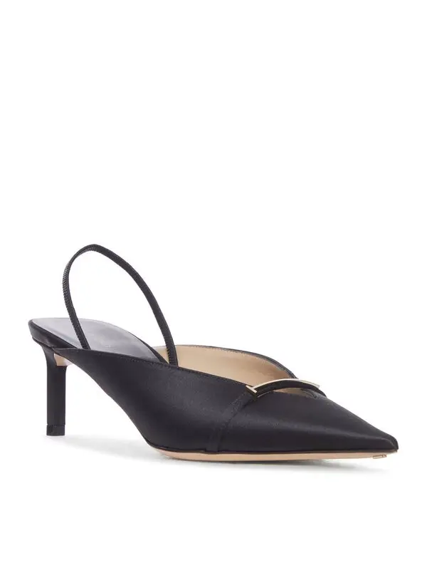 TOM FORD Slingback In Silk Satin