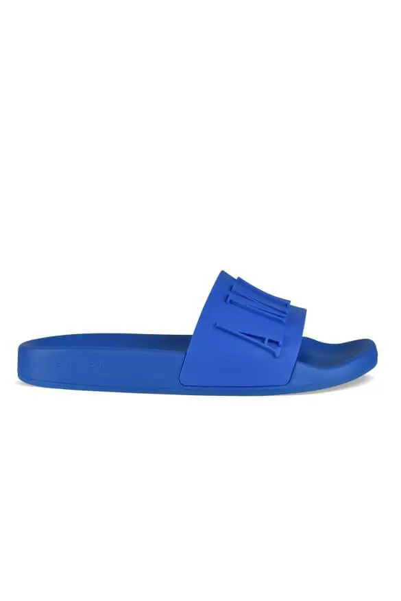 Amiri Rubber Slides - Blue