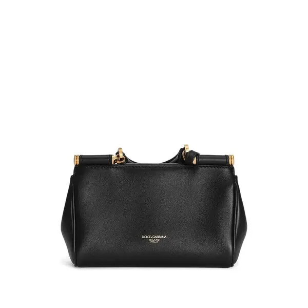 Dolce & Gabbana Leather Tote Bag - Black