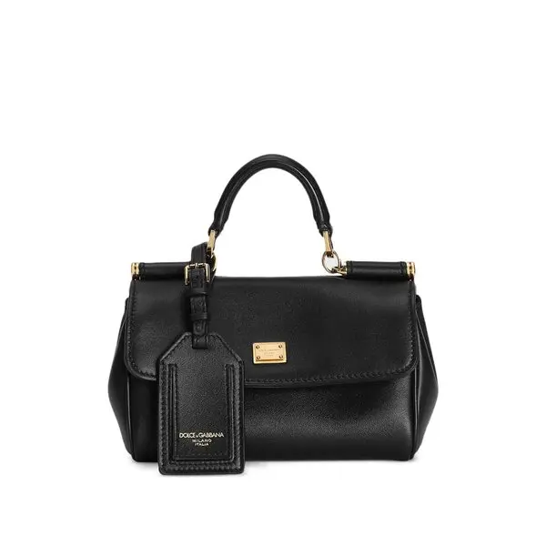 Dolce & Gabbana Leather Tote Bag - Black