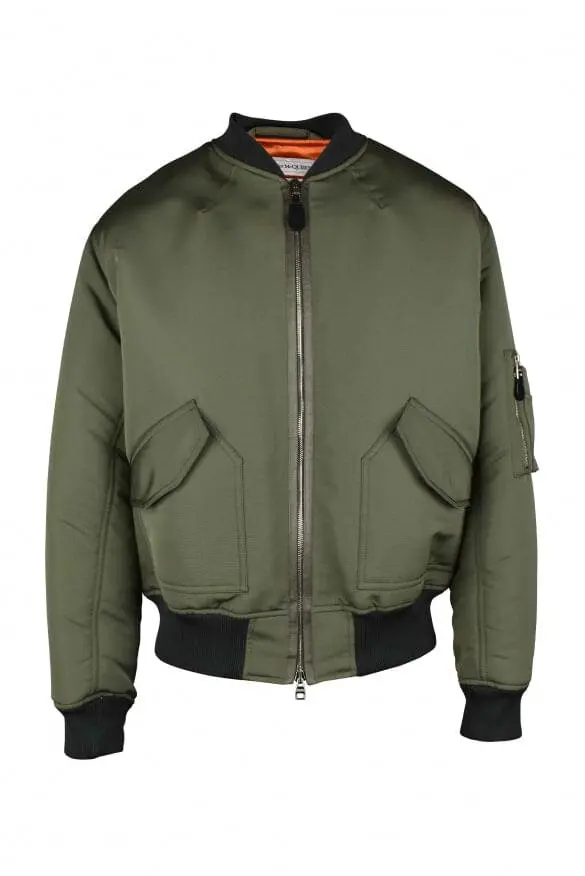 Alexander McQueen Bomber Jacket - Yellow