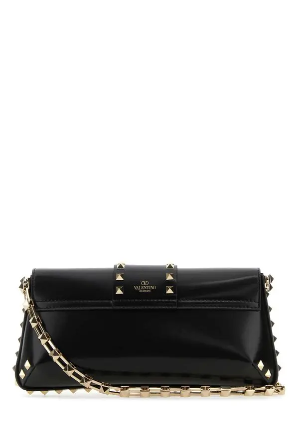 Valentino Garavani Leather Rockstud Shoulder Bag