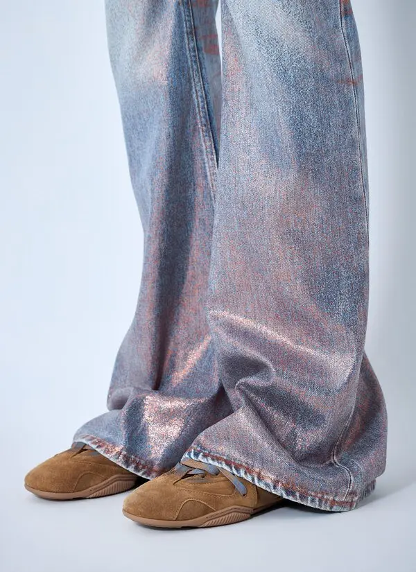 Acne Studios Fitted Glitter Jeans