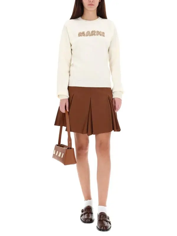 Marni Pleated Miniskirt