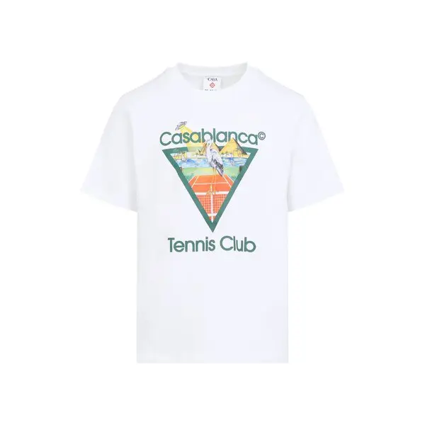 Casablanca Tennis Club T-shirt - White
