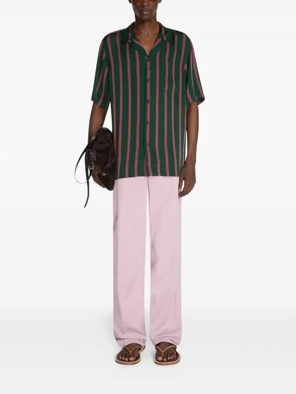 Dries Van Noten Cotton Twill Trousers - Multicolor