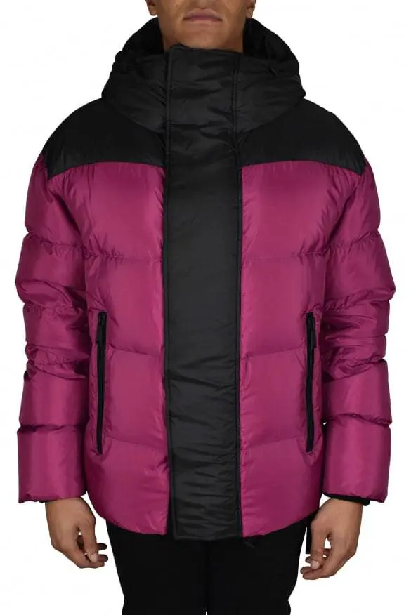 Dsquared2 Quilted Hooded Jacket - Black
