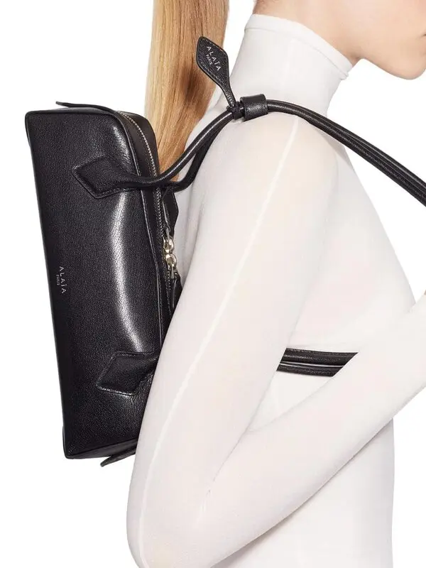 Alaïa Le Teckel Small In Goatskin