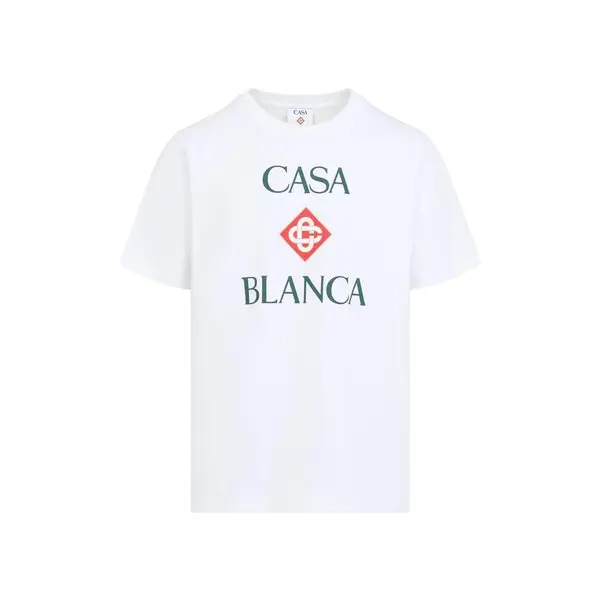 Casablanca Logo-print T-shirt - White