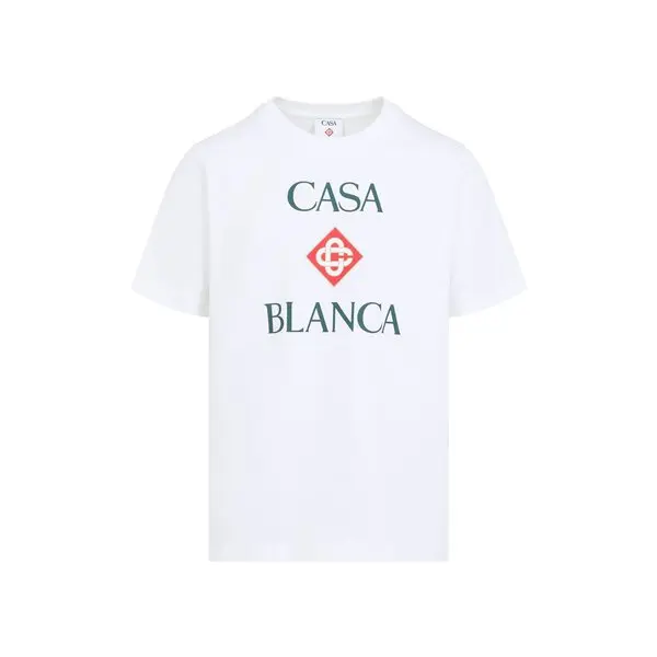Casablanca Logo-print T-shirt - White