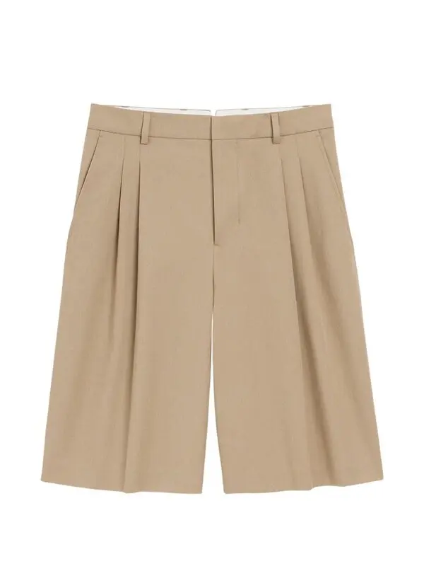 AMI Paris Wide-leg Bermuda Shorts