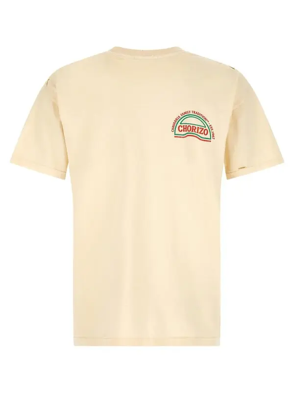 WILLY CHAVARRIA Chorizo Easy Tee' T-shirt - Cream