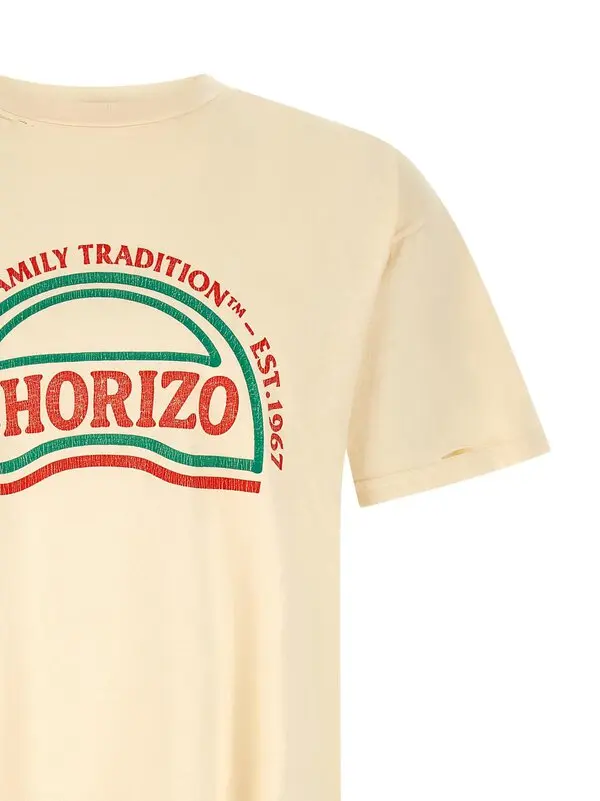 WILLY CHAVARRIA Chorizo Easy Tee' T-shirt - Cream