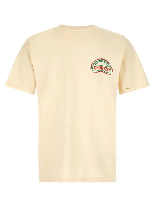 WILLY CHAVARRIA Chorizo Easy Tee' T-shirt - Cream