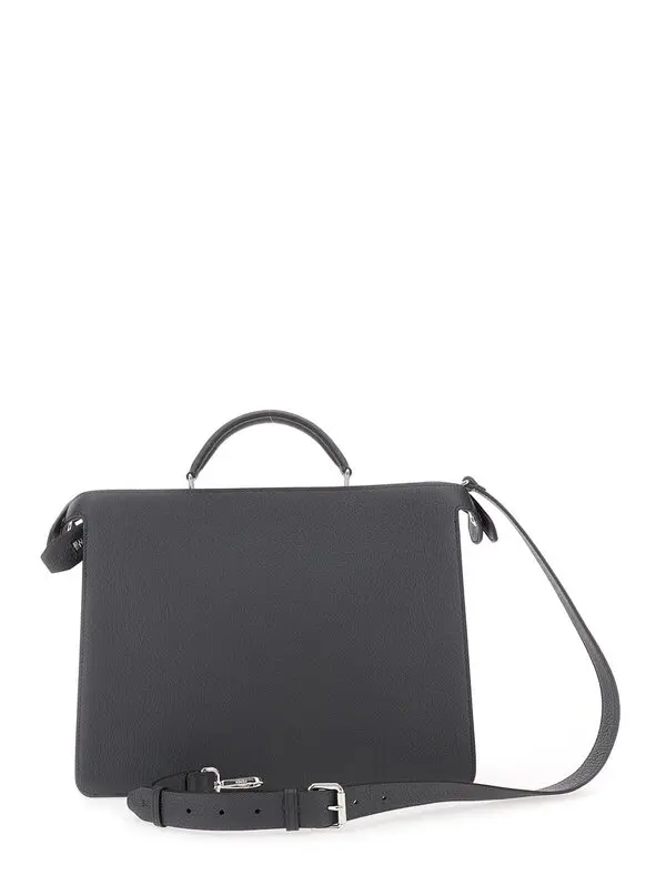 Fendi Iseeu Medium' Grey Handbag With Removable Internal Pocket In Leather