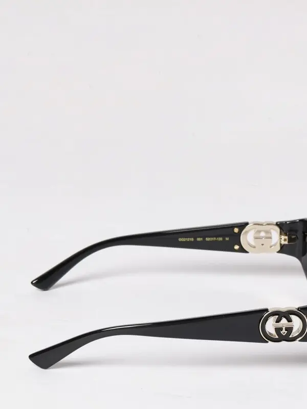 Gucci Rounded Acetate Sunglasses With Gg Monogram