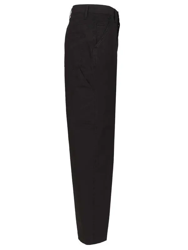Dries Van Noten Long Cotton Trousers - Black