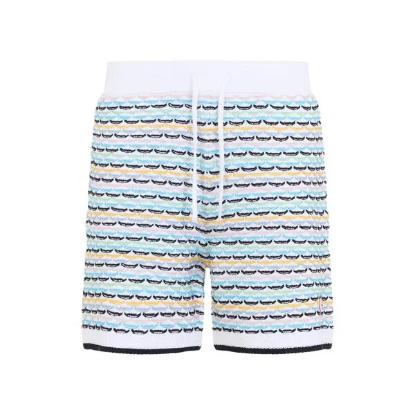 Casablanca Tuck Stitch Short - Multicolor