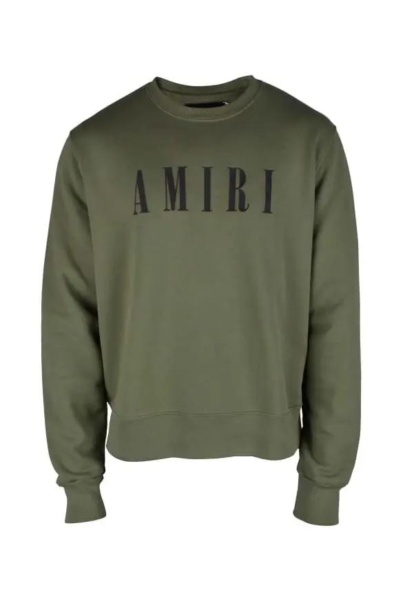 Amiri Logo Cotton Sweatshirt - Yellow