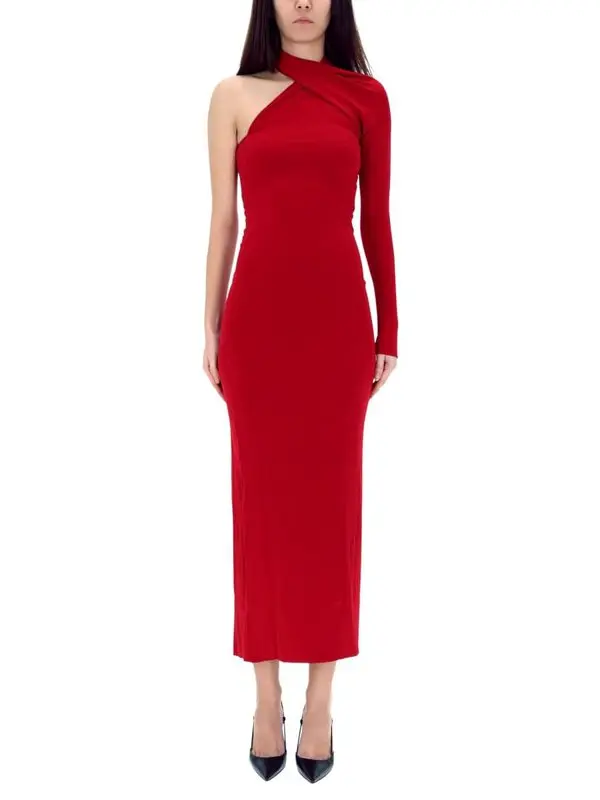 COURREGES Draped One-shoulder Dress