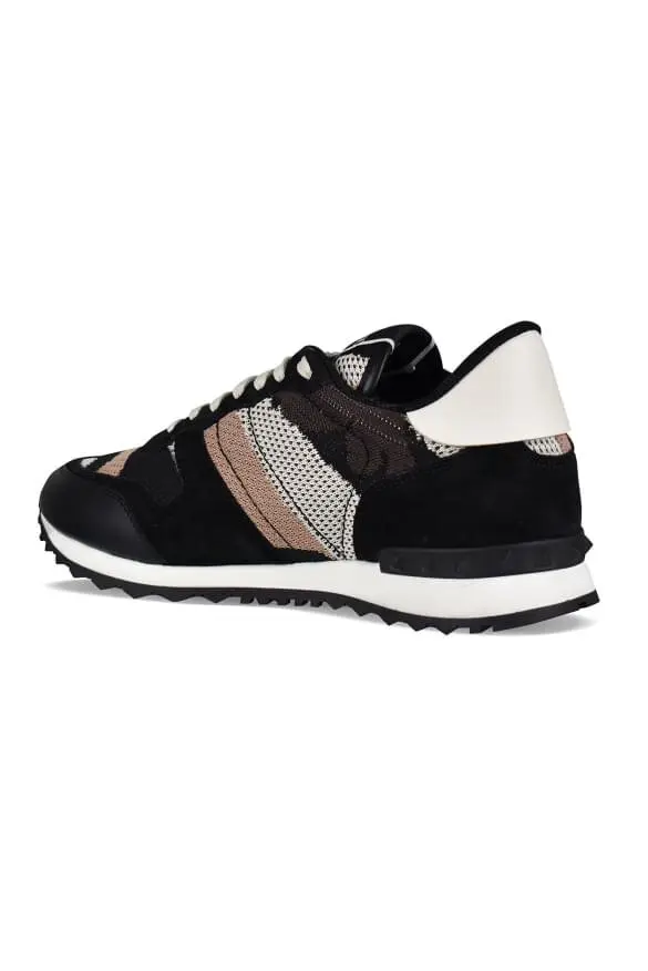 Valentino Garavani Rockrunner Sneakers - Black