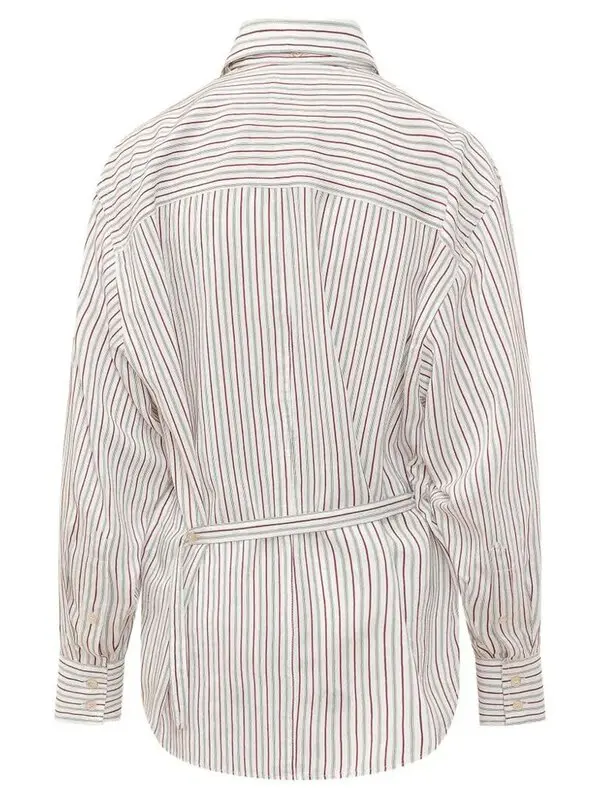 Isabel Marant Étoile Aurora Striped Shirt - White