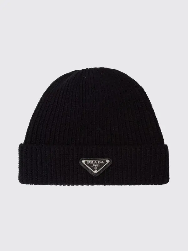 Prada Beanie Hat - Black