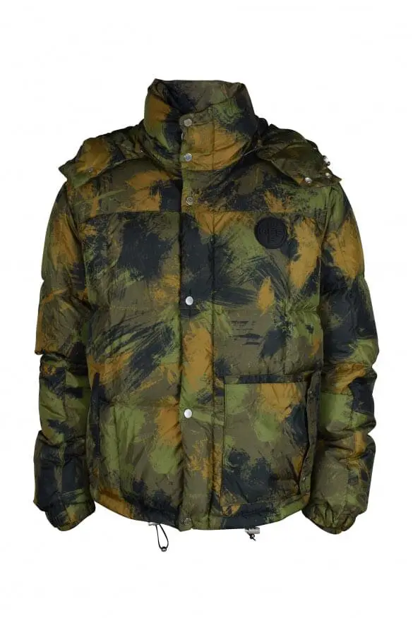 Off-White Camouflage Down Puffer Jacket
