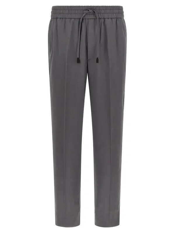 Brioni Asolo Wool Trousers - Gray