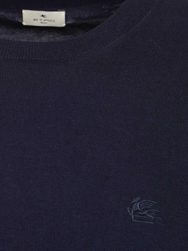 Etro Cotton Crew Neck Sweater