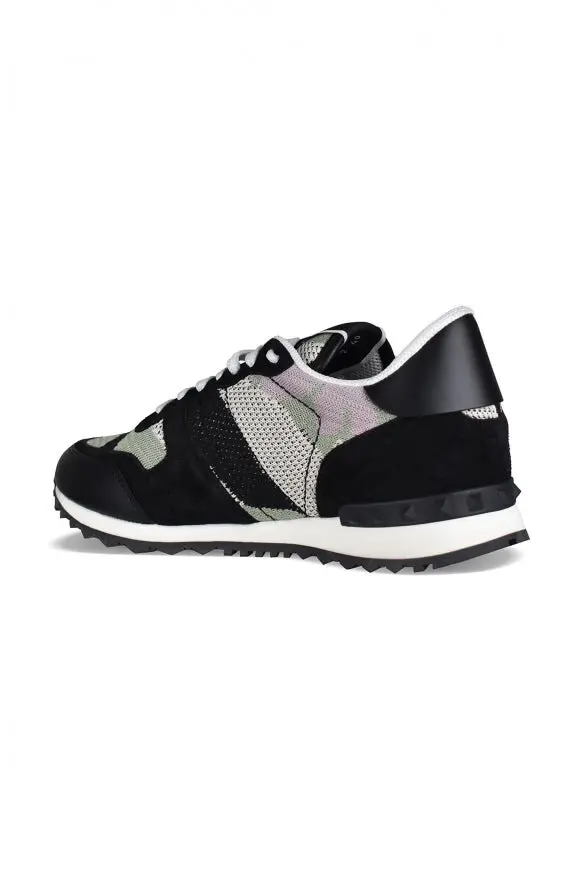 Valentino Garavani Rockrunner Sneakers - Black