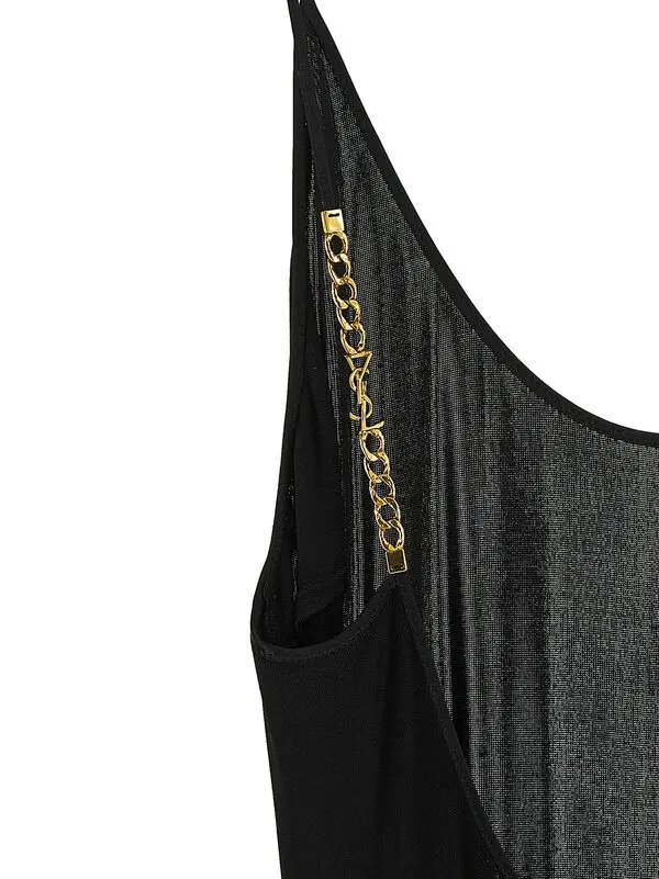 Saint Laurent Cassandre' Chain Dress
