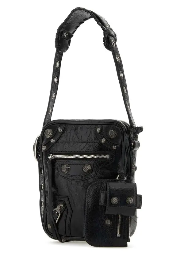 Balenciaga Le Cagole Leather Crossbody Bag