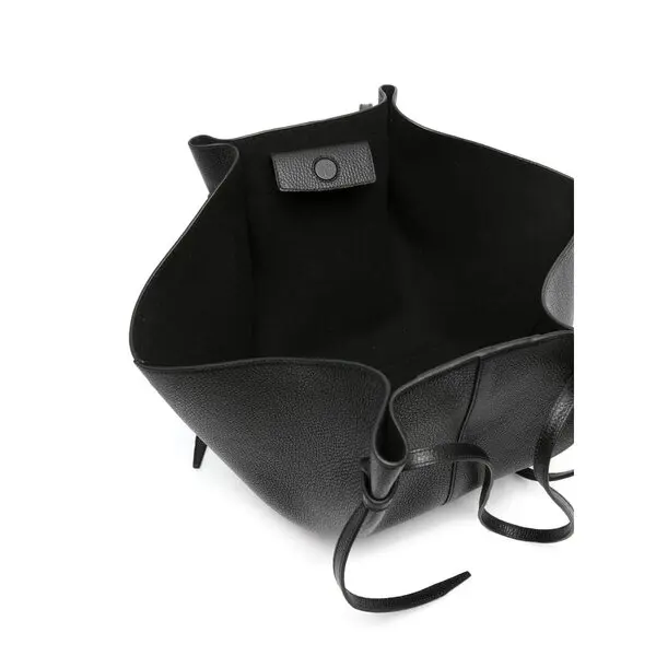 Yuzefi Calf Leather Tote Bag - Black