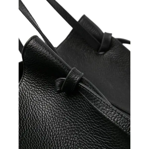 Yuzefi Calf Leather Tote Bag - Black