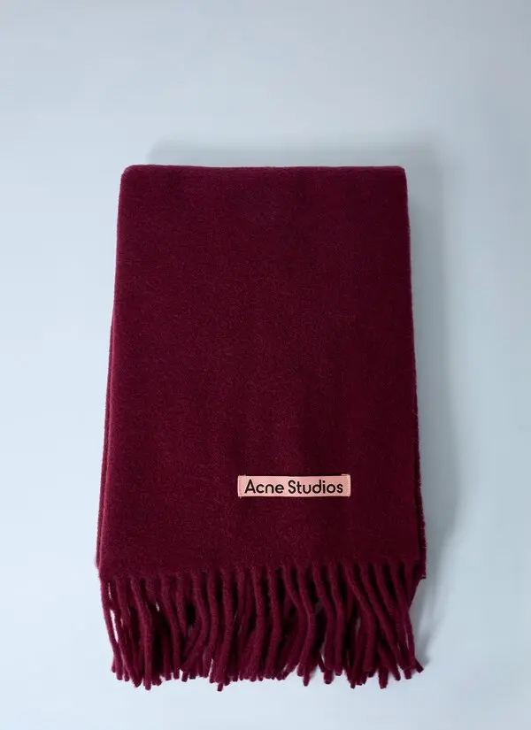Acne Studios Fringe Wool Scarf