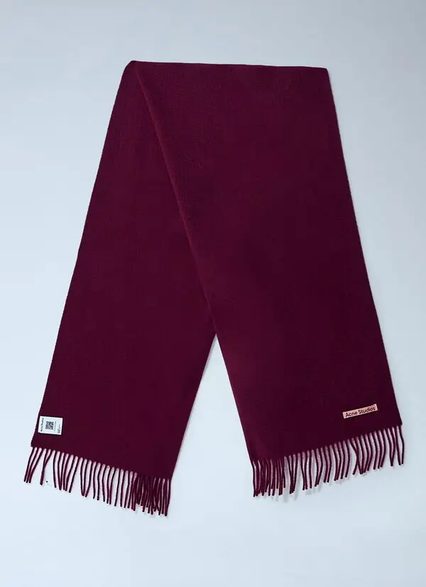 Acne Studios Fringe Wool Scarf
