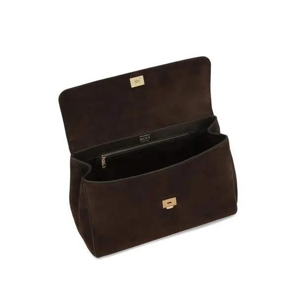 Dolce & Gabbana Suede Tote Bag - Brown
