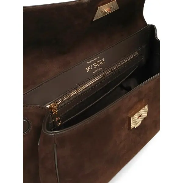 Dolce & Gabbana Sicily Handbag - Brown